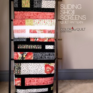 Quilt Pattern "sliding Shoji Screens" Digital PDF by Robin Pickens ...