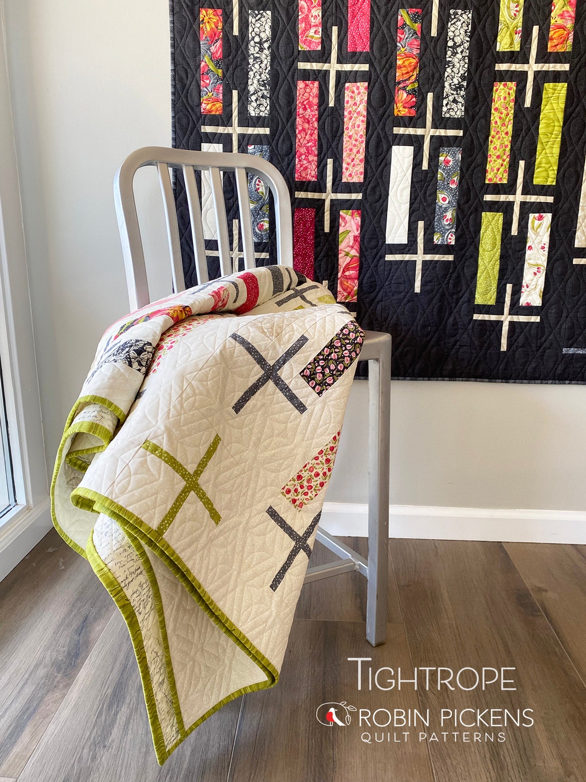 TIGHTROPE Quilt Pattern Digital PDF Download Robin Pickens - Etsy