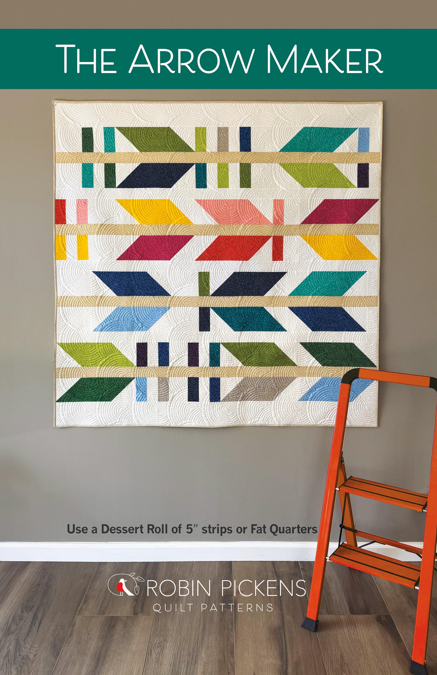 The Arrow Maker Digital PDF Quilt Pattern Robin Pickens 59 1/2" X 59 1/ ...