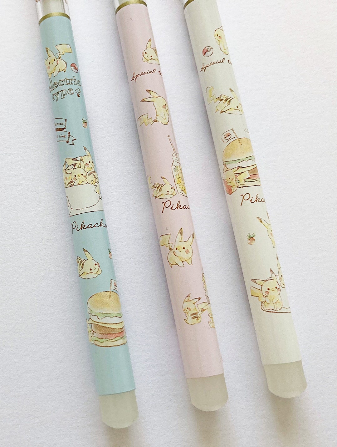 Pokemon Pikachu 'tea Time' Pretty Pastel Soft Drawn Cute Kawaii Kitsch ...