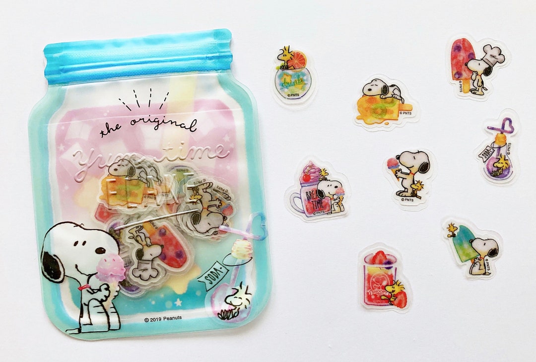 Snoopy Woodstock 'yum Time' Peanuts Charlie Brown Cute Kawaii Kitsch ...