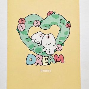Nekoni Dream Bunny Cute Kawaii Kitsch Stickers - Etsy UK
