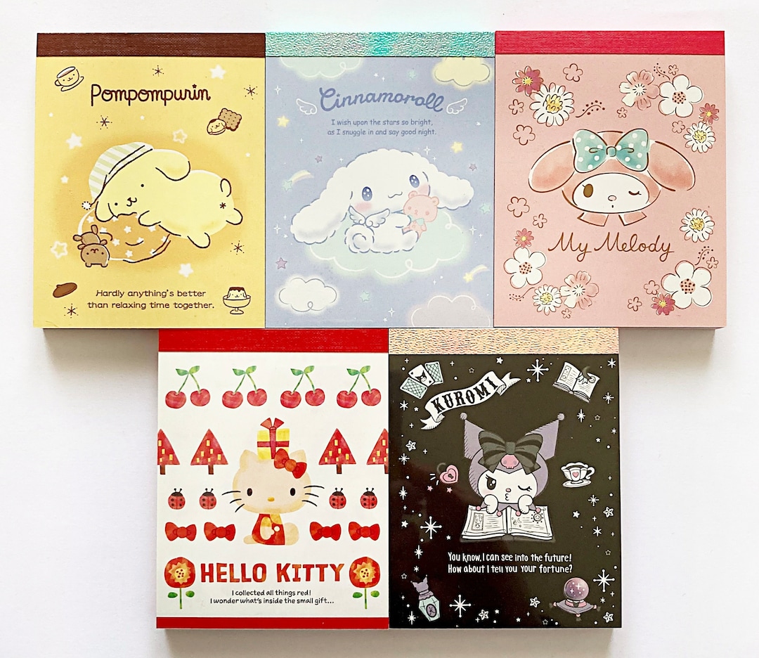 Kuromi Pompompurin My Melody Hello Kitty Cinnamoroll Mini Printed ...