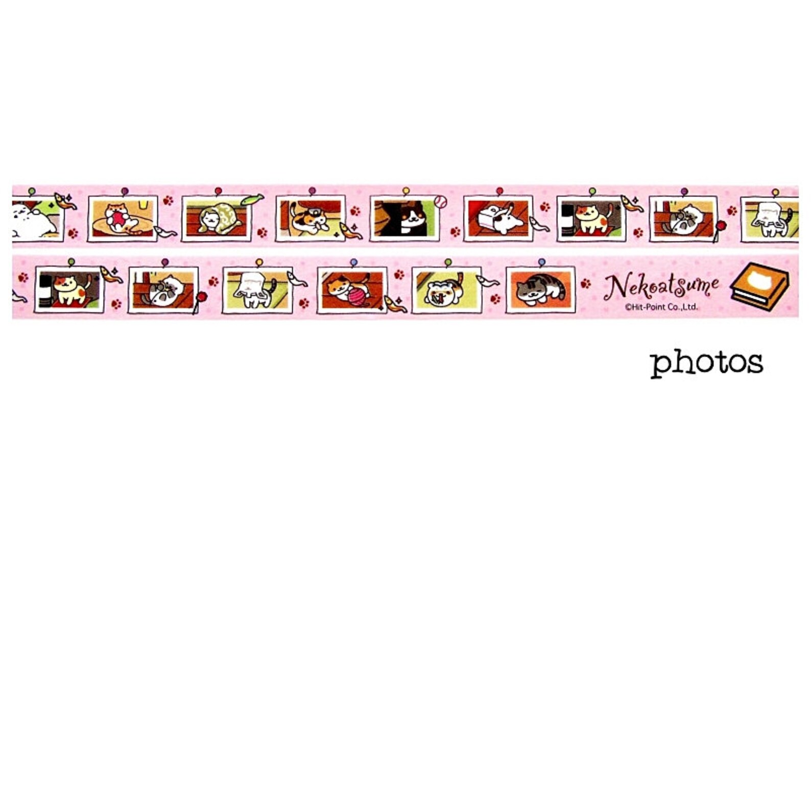 Neko Atsume Backyard Cats Cute Kawaii Washi Sticky Masking - Etsy UK
