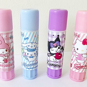 My Melody Cinnamoroll Kuromi Hello Kitty Cute Kawaii Kitsch Glue Sticks ...