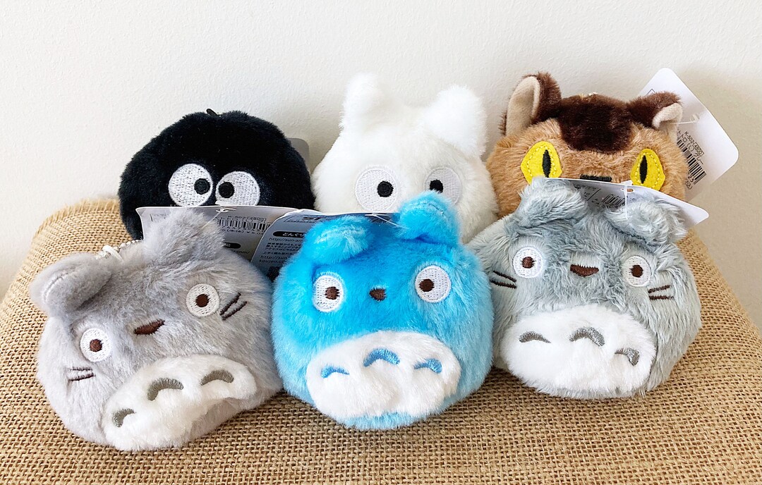 Totoro Podgy Puffballs Cute Kawaii Kitsch Beanie Belly Plush With ...