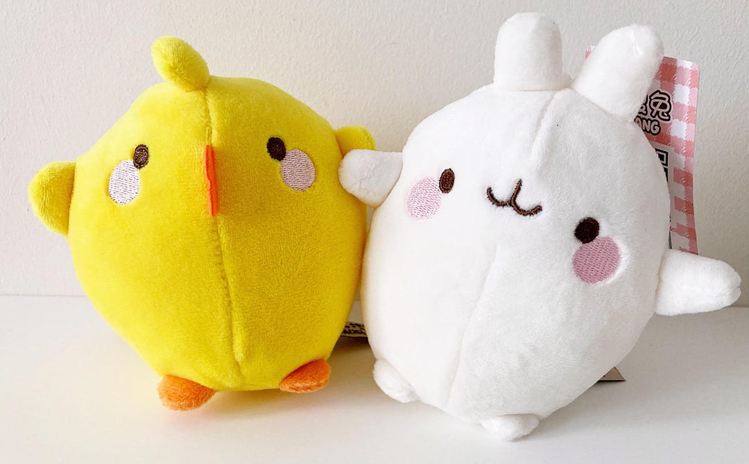 Molang Podgy Potato Rabbit Piu Piu Chick Cute Kawaii Kitsch Supersoft ...