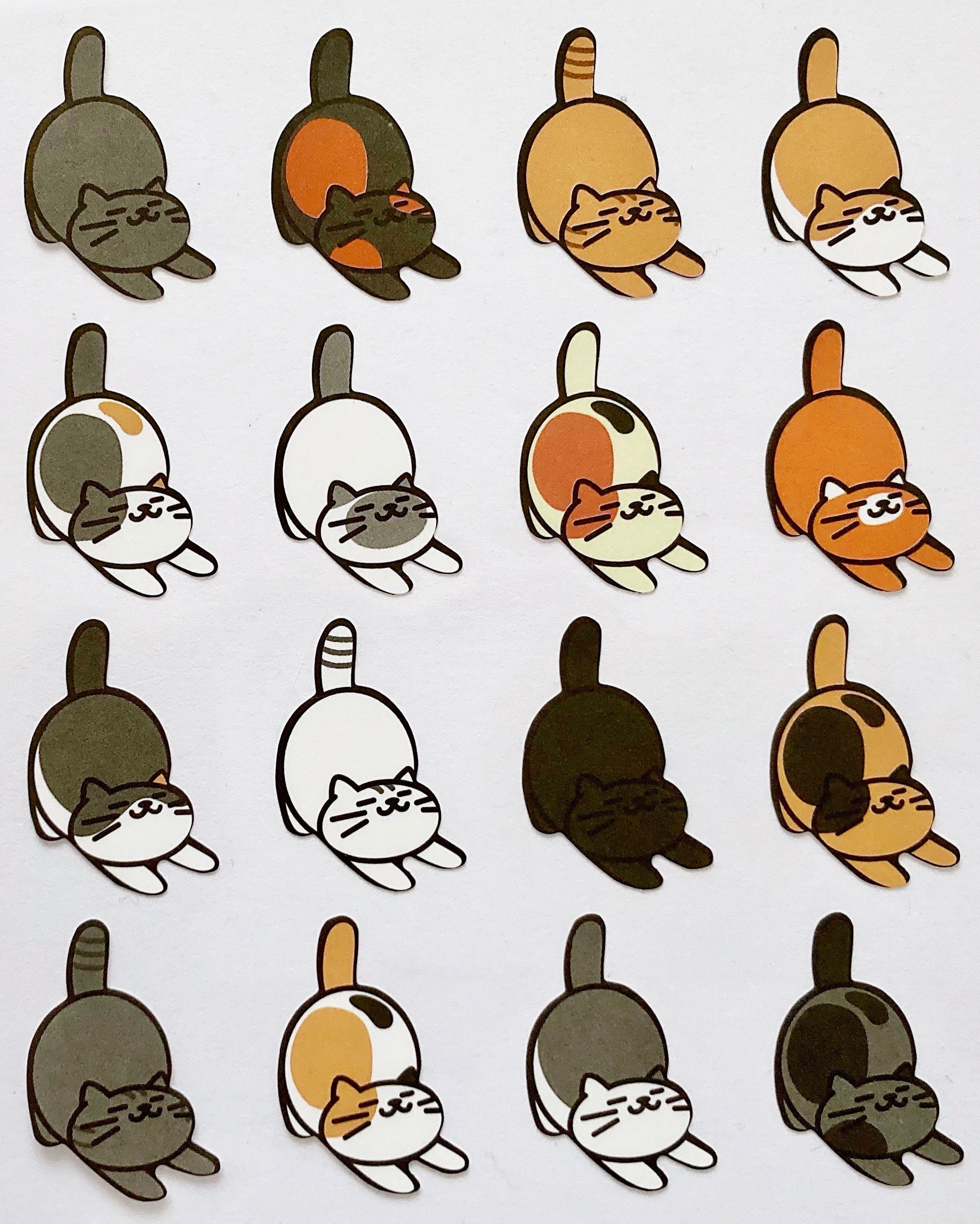 Miso Cats Cute Kawaii Kitsch Sticker Packs - Etsy UK