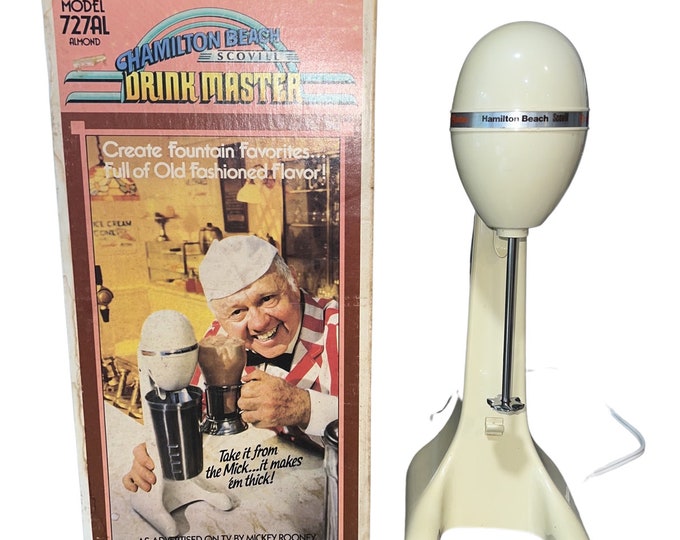 VTG Hamilton Beach Drink Master Milkshake Mixer Mickey Rooney Org ...
