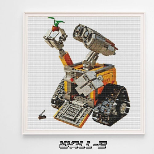 PDF Cross Stitch Pattern Wall E & Eve INSTANT DOWNLOAD - Etsy