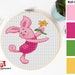 PIGLET Cross Stitch Pattern PDF, Embroidery Chart Cute Nursery Decor ...