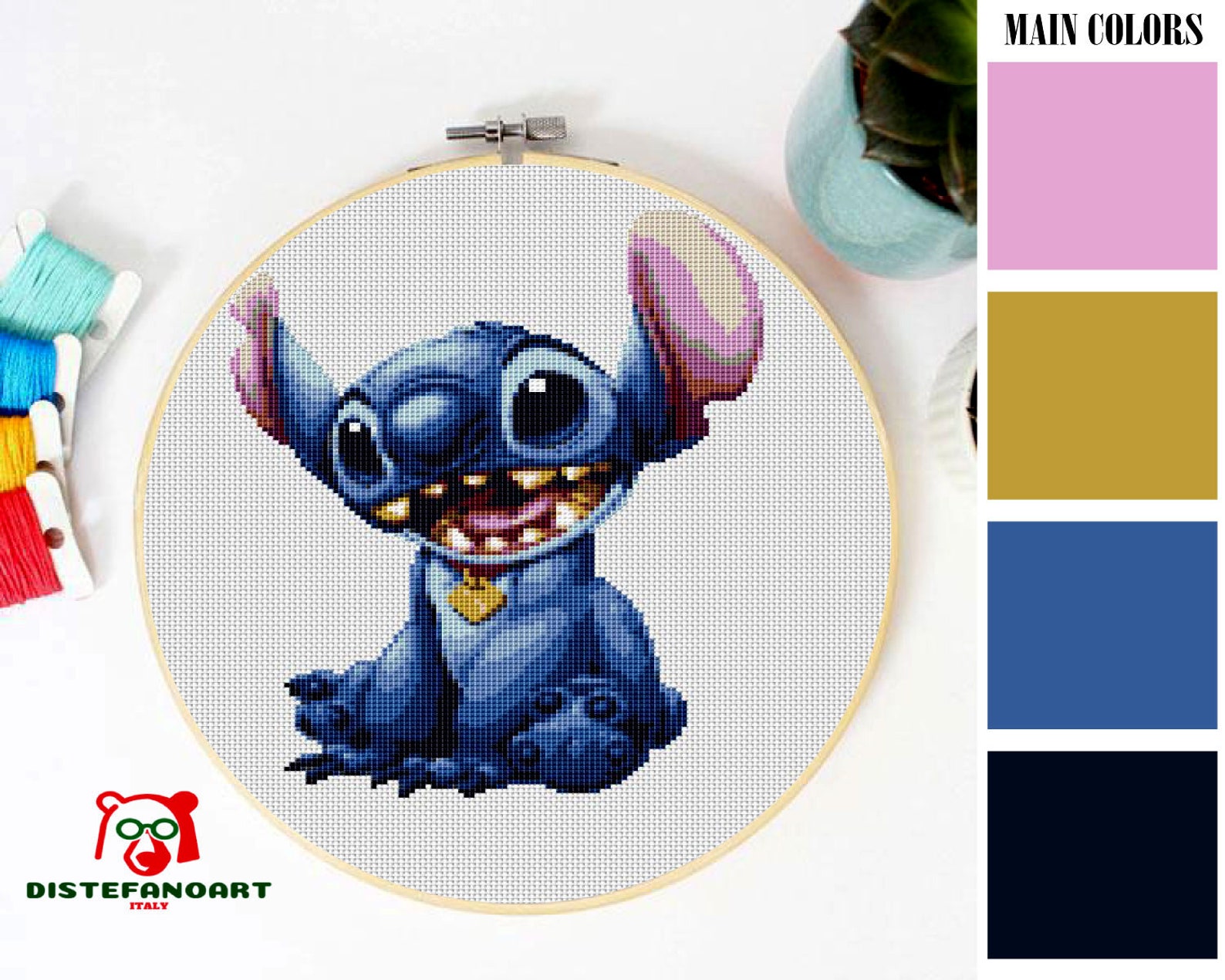 STITCH Cross Stitch Pattern PDF Embroidery Chart Nursery | Etsy