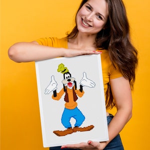 GOOFY Cross Stitch Pattern PDF, Embroidery Chart, Cute Nursery Wall ...