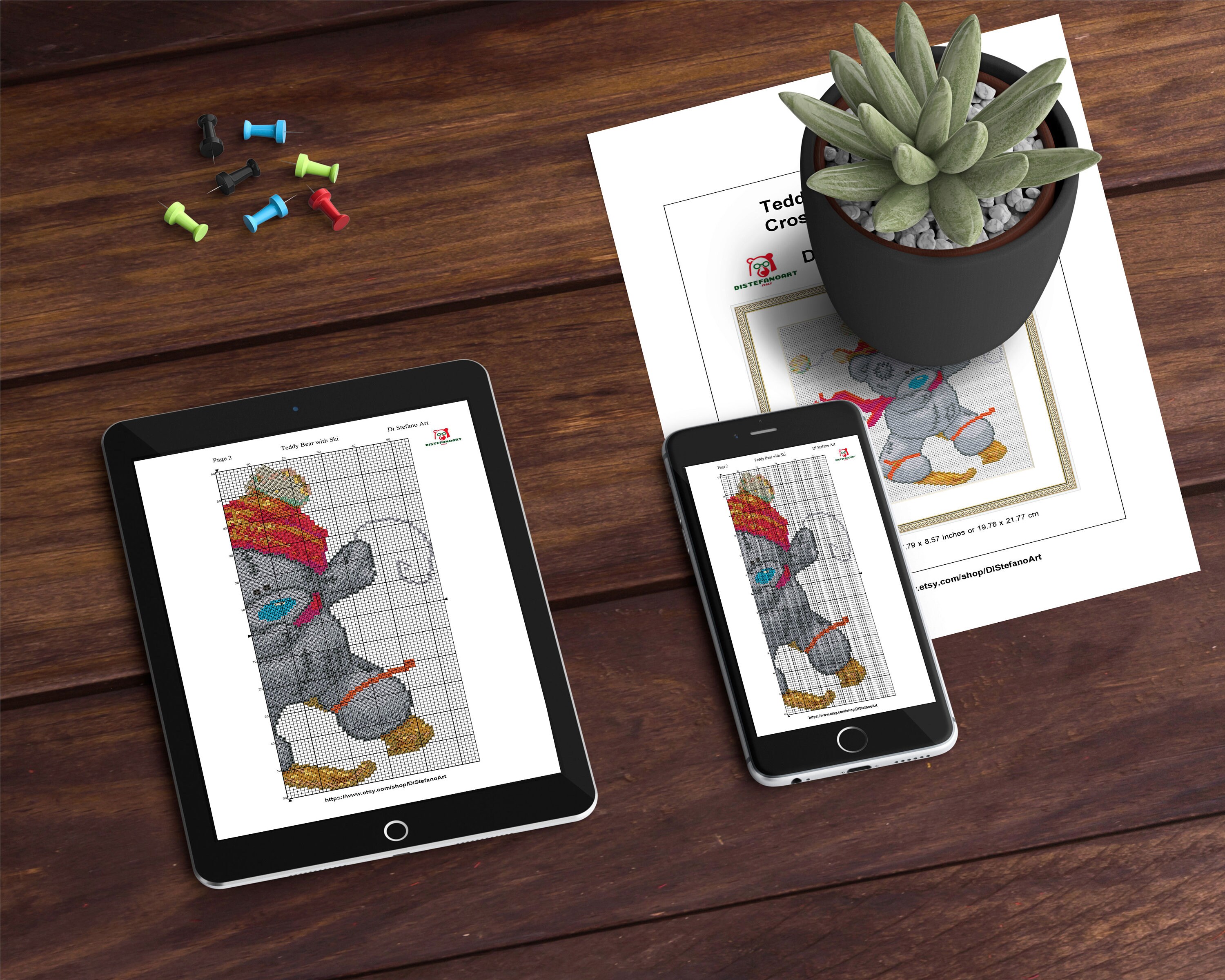 MINNIE MOUSE Cross Stitch Pattern PDF Embroidery Chart Cute - Etsy