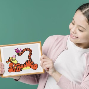 TIGGER Cross Stitch Pattern PDF, Embroidery Cute Nursery Decor, Winnie ...