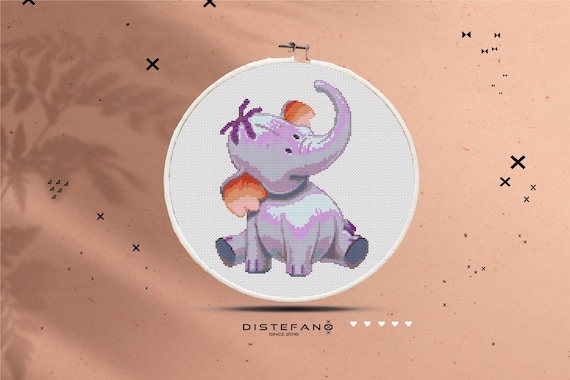 LUMPY Cross Stitch Pattern PDF Embroidery Cute Decor Chart | Etsy