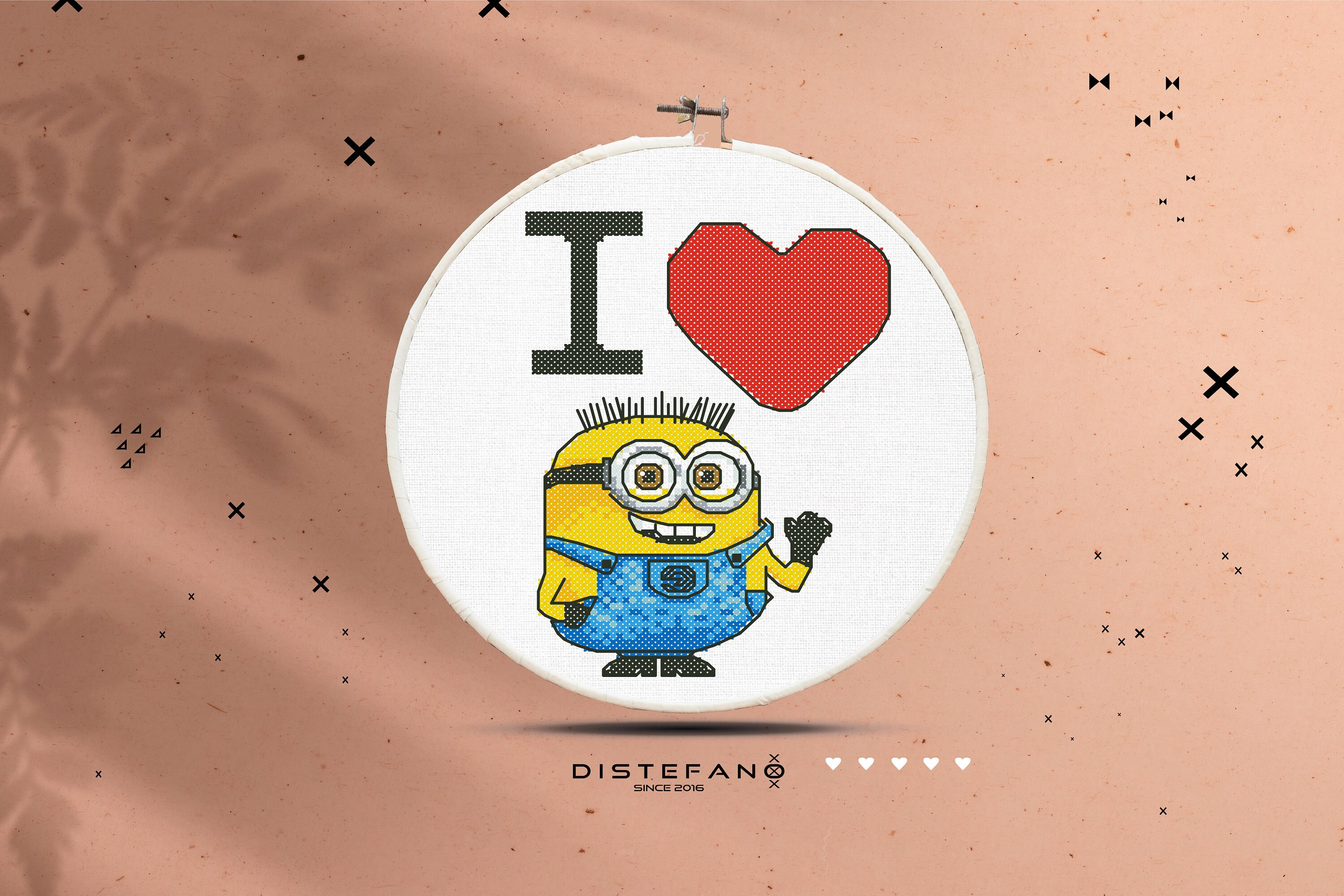 Minion Love Heart