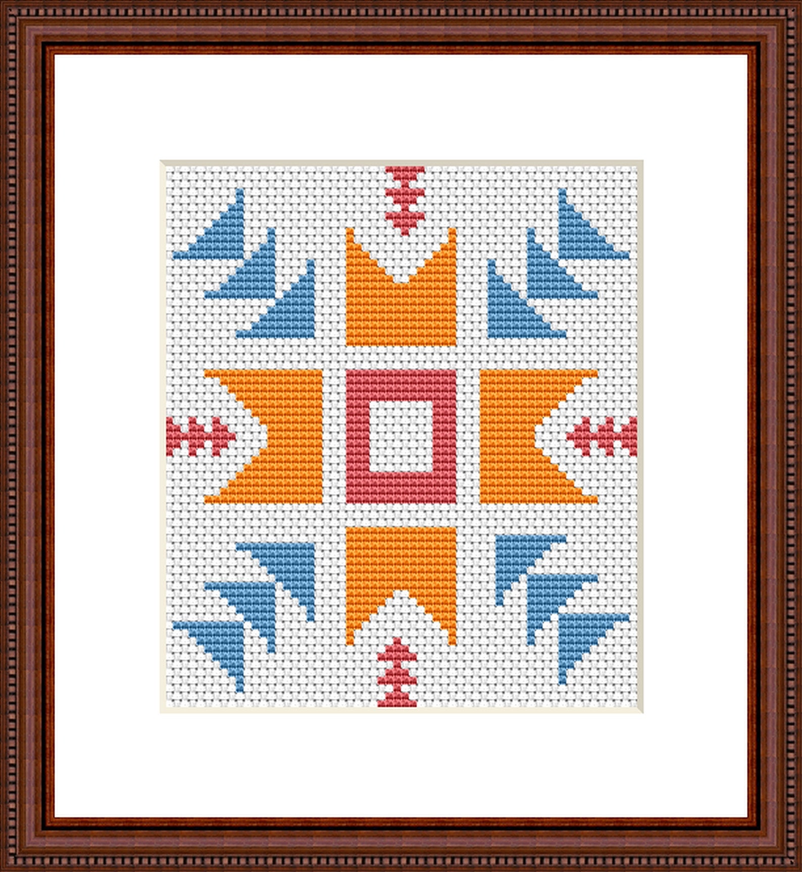 AZTEC ORNAMENT 1 Cross Stitch Pattern PDF Embroidery Decor - Etsy