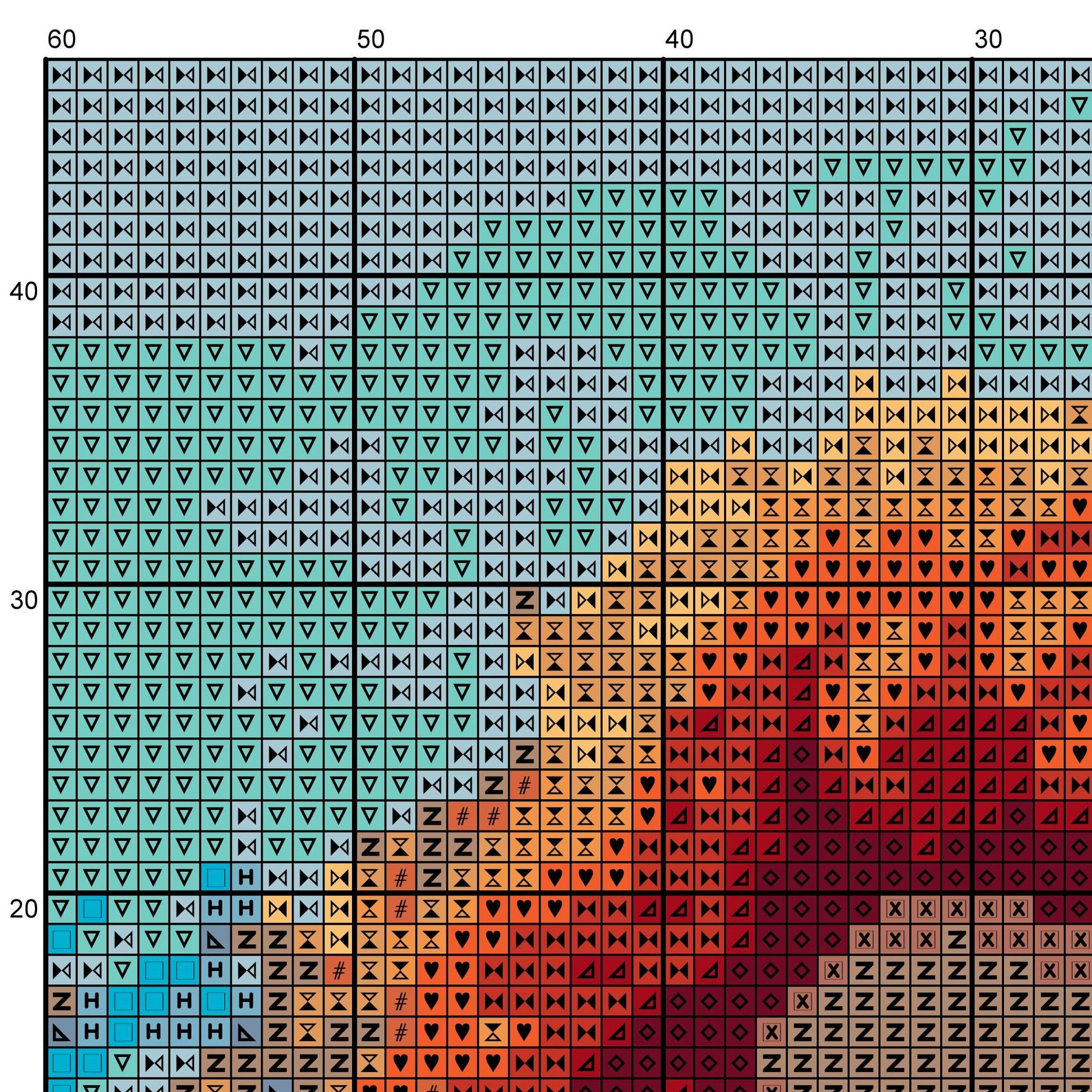 Princess MERIDA BRAVE Cross Stitch Pattern PDF Embroidery | Etsy