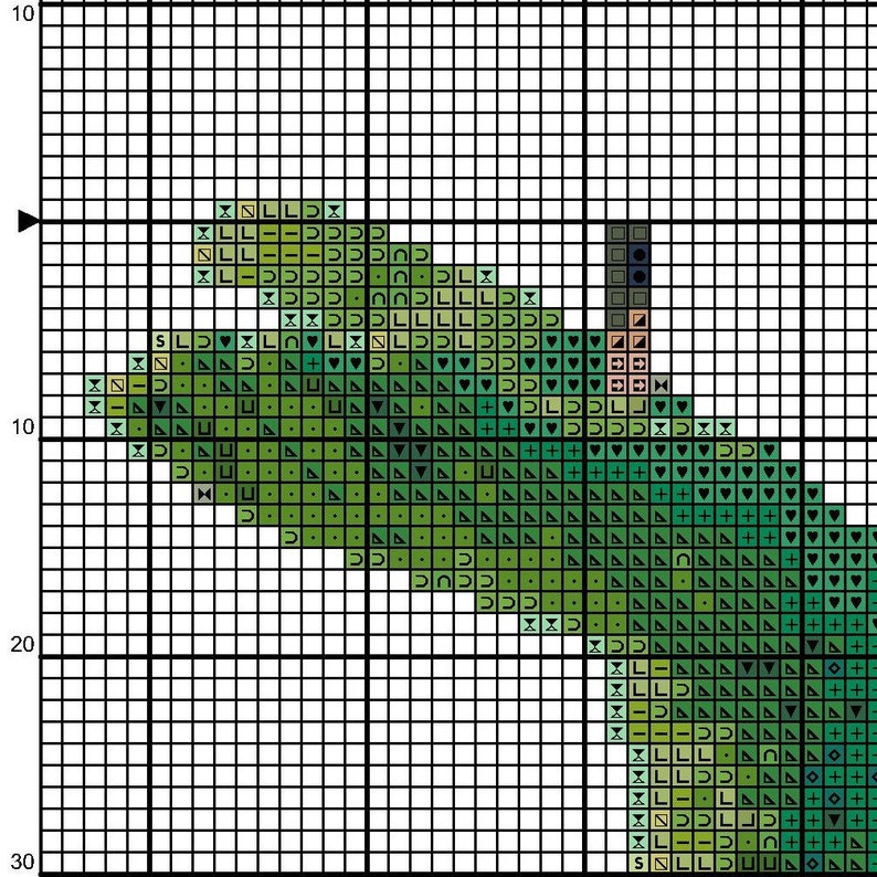 Moana Set Cross Stitch Pattern PDF Pua Chicken Heihei Te | Etsy