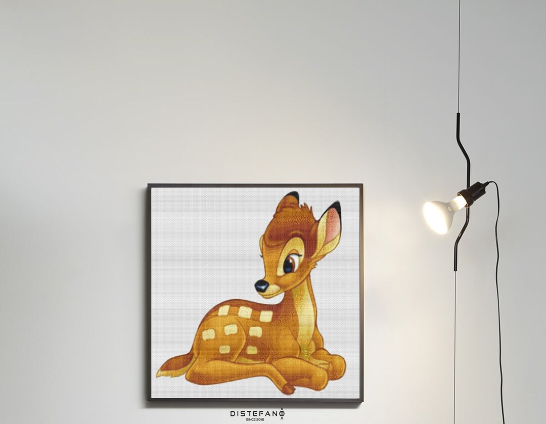 BAMBI Cross Stitch Pattern PDF, Embroidery Chart, Cute Nursery Wall ...