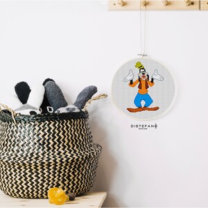 GOOFY Cross Stitch Pattern PDF, Embroidery Chart, Cute Nursery Wall ...