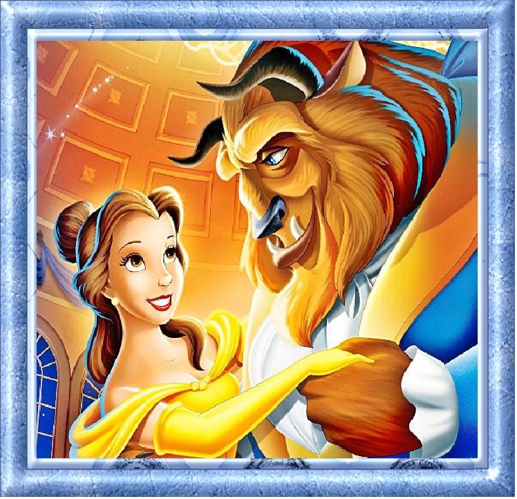 BEAUTY and the BEAST, Belle Cross Stitch Pattern PDF, Embroidery Chart ...