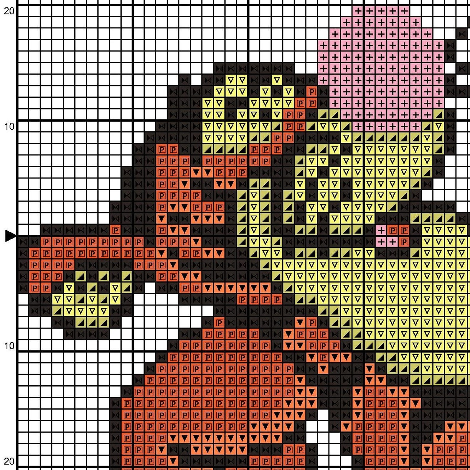 TIGGER Cross Stitch Pattern PDF Embroidery Cute Nursery | Etsy