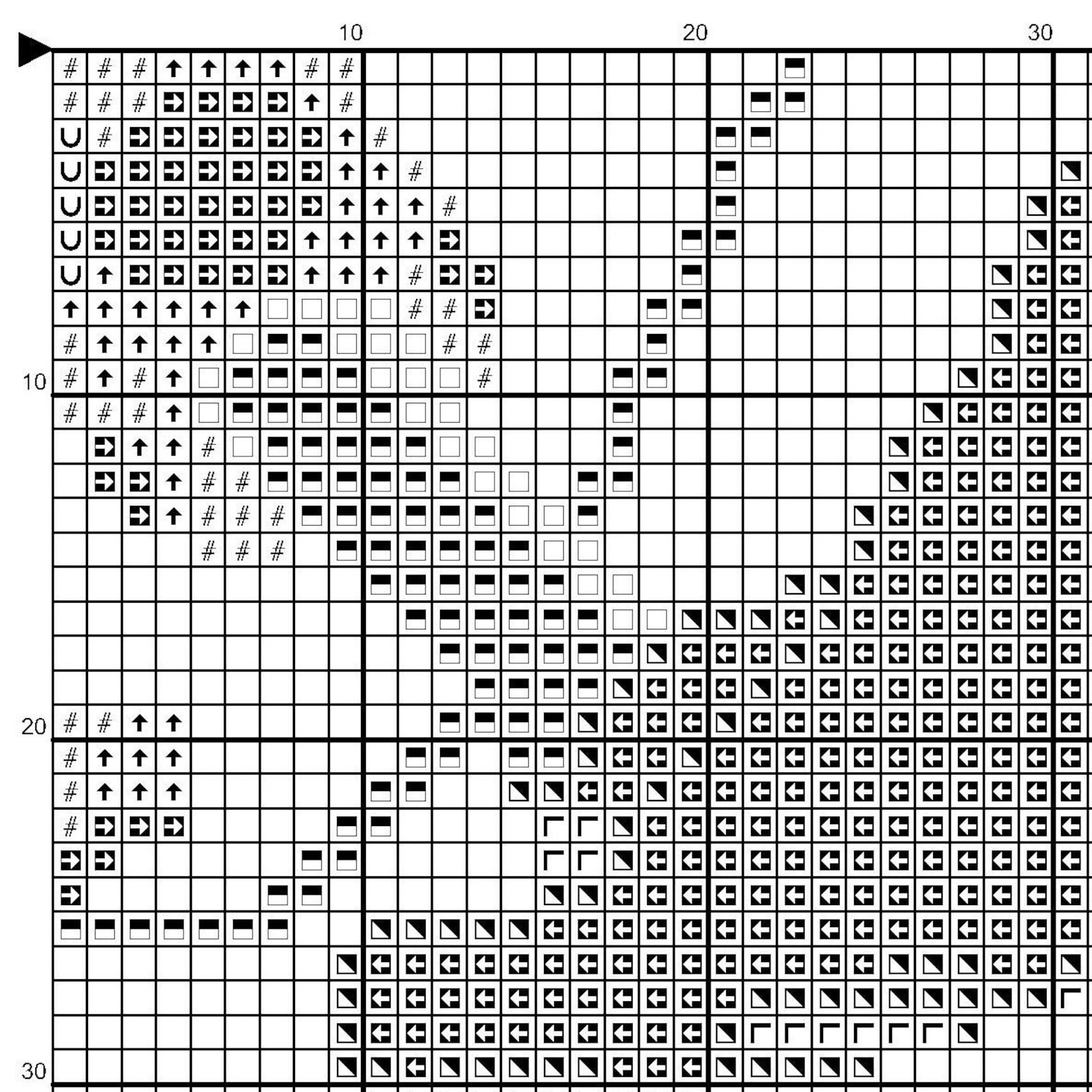 MINNIE MOUSE Cross Stitch Pattern PDF Embroidery Chart Cute | Etsy