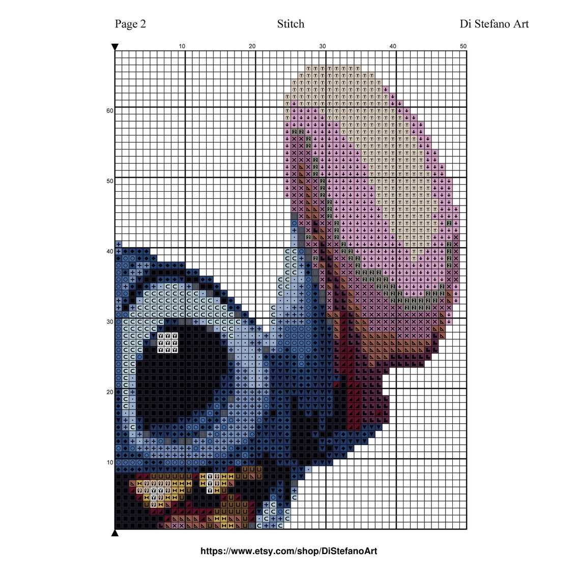 STITCH Cross Stitch Pattern PDF Embroidery Chart Nursery | Etsy