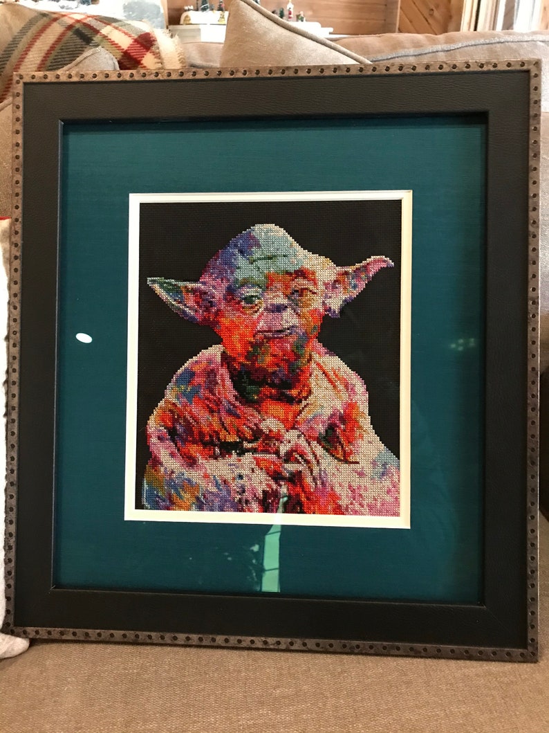 MASTER YODA Star Wars Cross Stitch Pattern PDF, Modern Space Darth ...