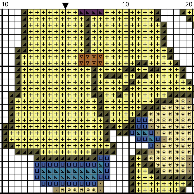 CHRISTOPHER ROBIN Cross Stitch Pattern PDF Umbrella Nursery | Etsy