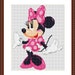 MINNIE MOUSE Cross Stitch Pattern PDF, Embroidery Chart Cute Nursery ...