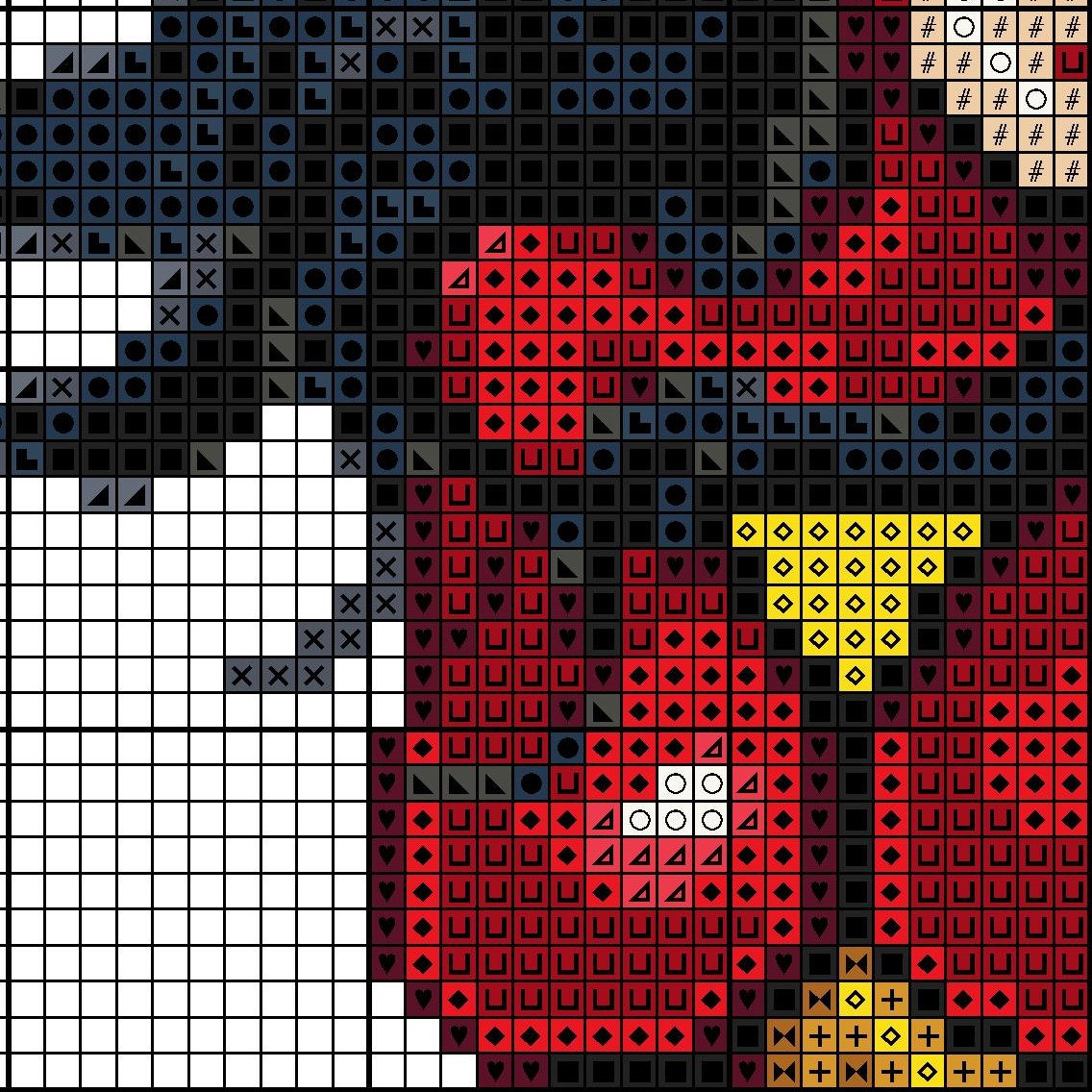 SPIDERWOMAN Cross Stitch Pattern PDF Embroidery Cute Wall | Etsy