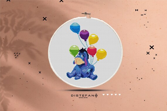 EEYORE DONKEY Cross Stitch Pattern PDF Embroidery Cute | Etsy Australia