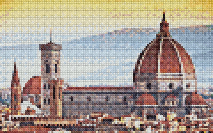 FLORENCE Cross Stitch Pattern PDF Modern Embroidery Chart - Etsy