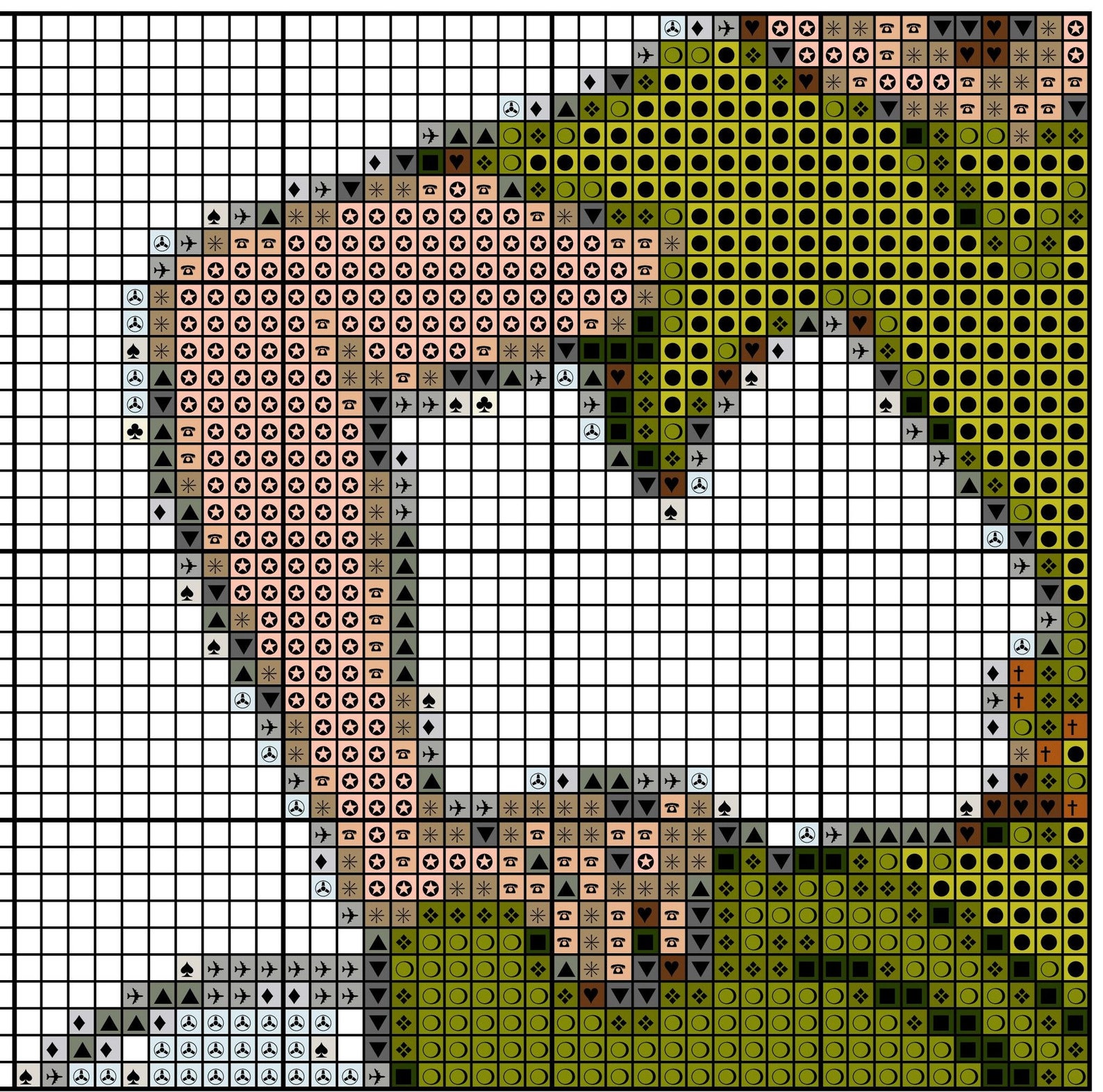 PETER PAN Cross Stitch Pattern PDF Embroidery Chart Nursery - Etsy