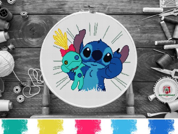 STITCH and SCRUMP Cross Stitch Pattern PDF Embroidery Chart | Etsy ...