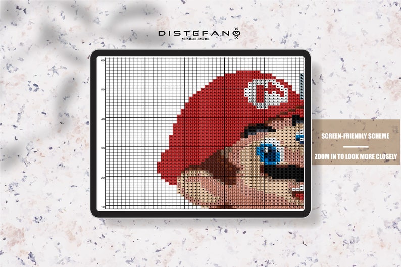 SUPER MARIO Bros Cross Stitch Pattern PDF Mario and Luigi | Etsy