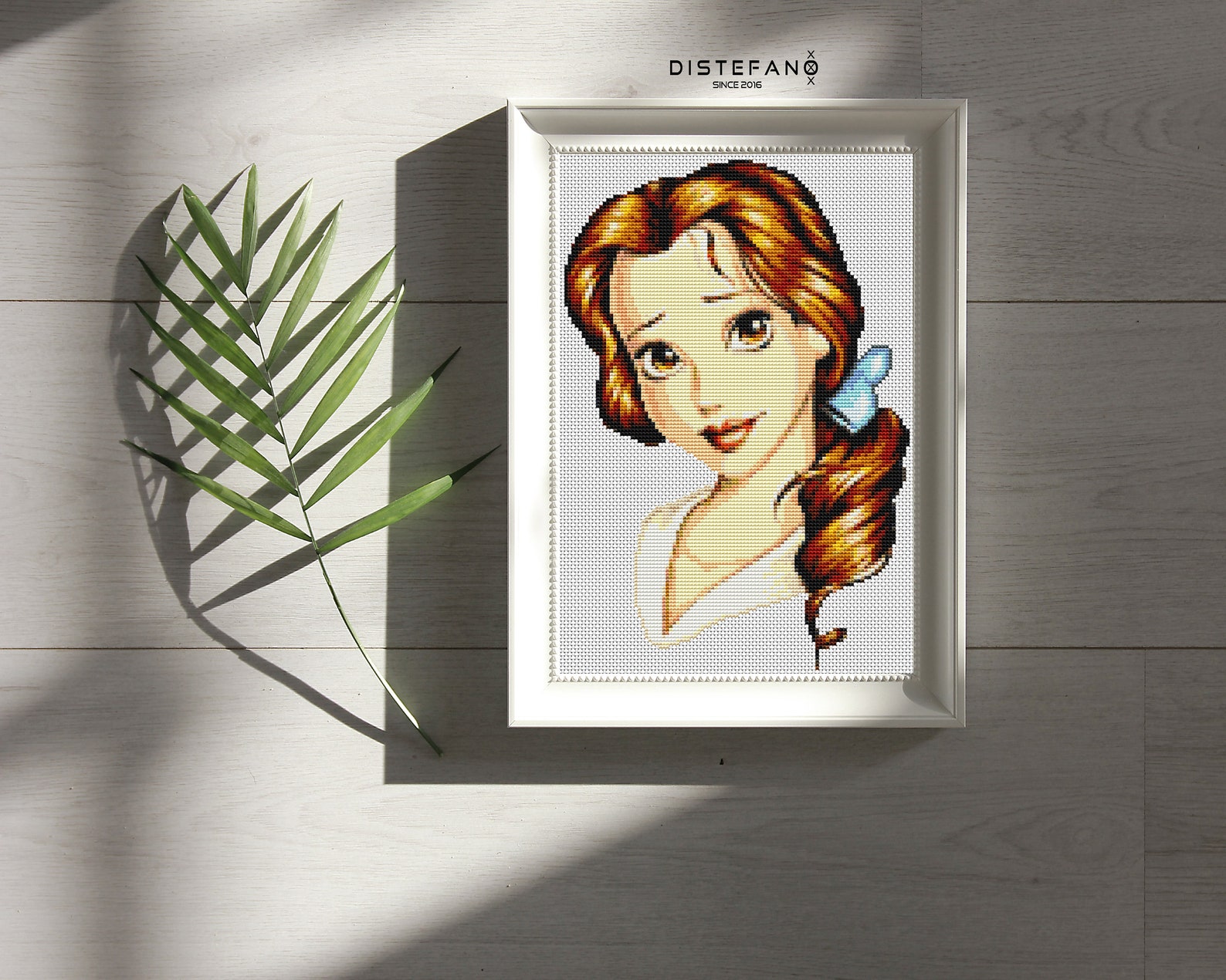 BELLE Cross Stitch Pattern PDF Embroidery Chart Nursery | Etsy