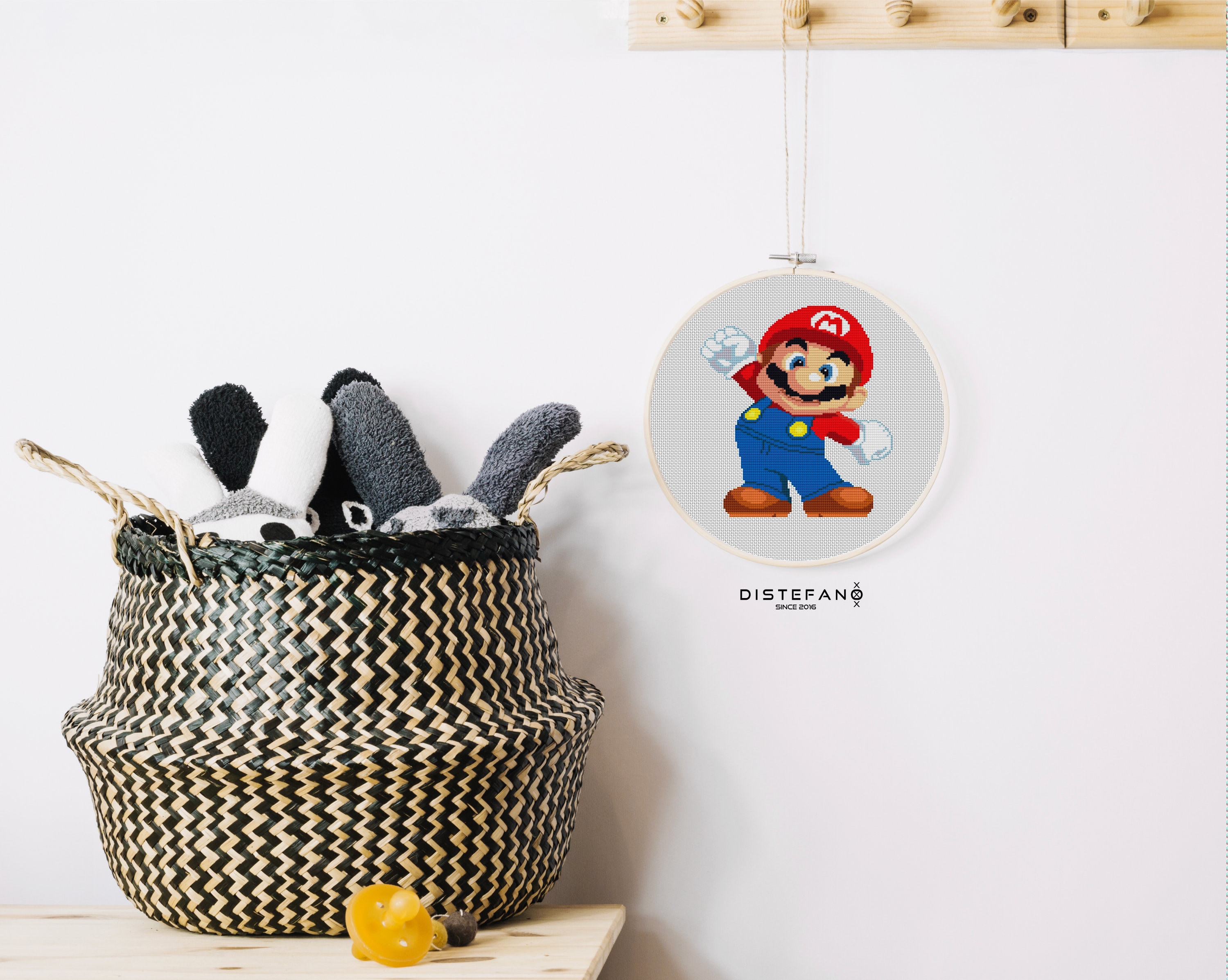 SUPER MARIO Bros Cross Stitch Pattern PDF Mario and Luigi | Etsy