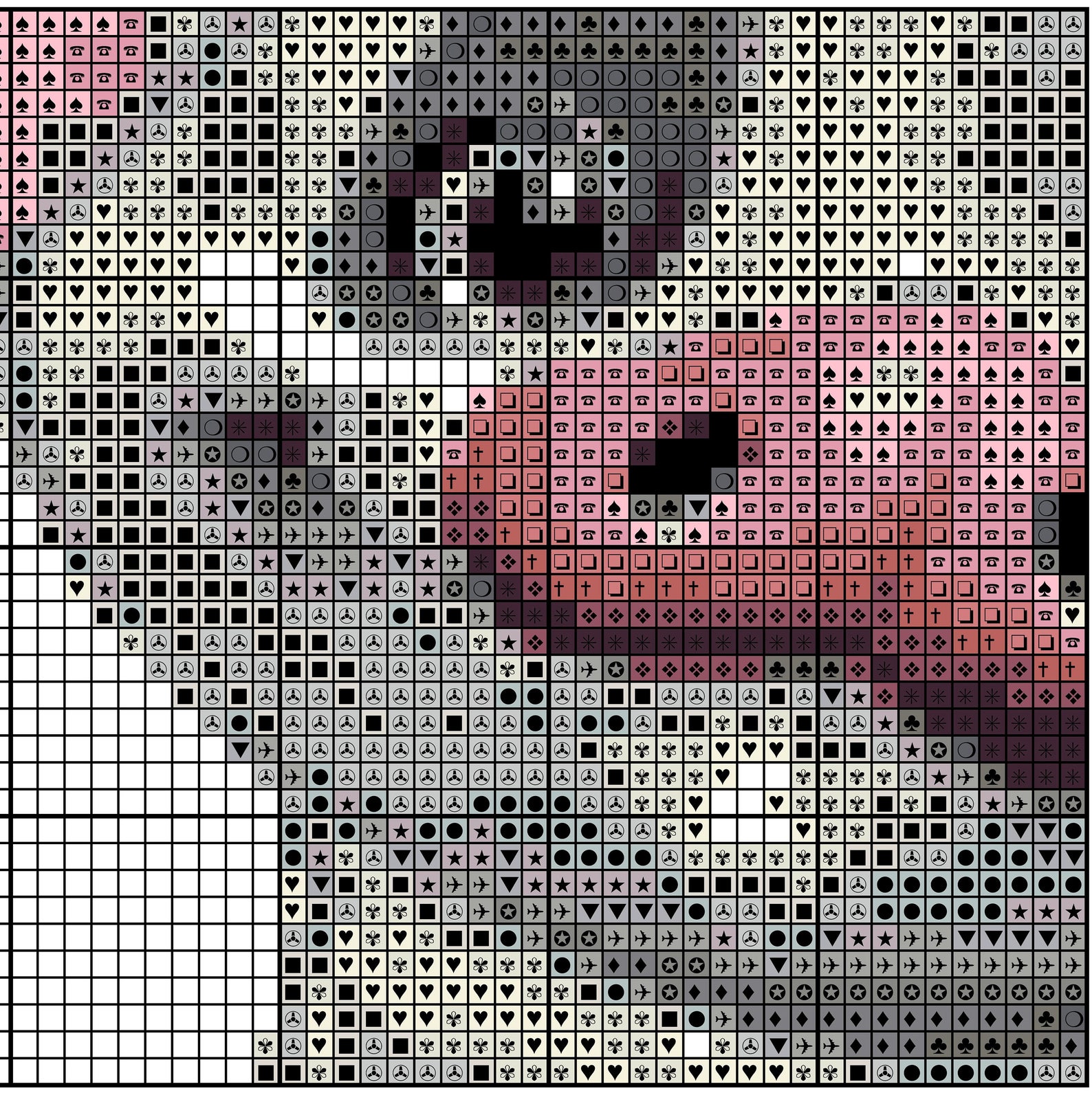 PUA the Pig Cross Stitch Pattern PDF Embroidery Chart Cute - Etsy
