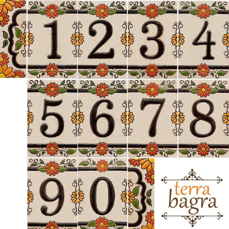 Tile House Numbers - Etsy