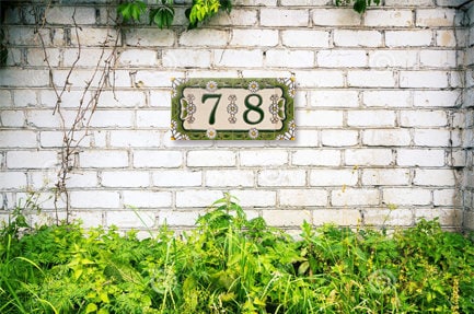 Handmade Ceramic House Number Tiles DAISY Large Size - Etsy Australia