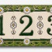 Handmade Ceramic House Number Tiles DAISY Large Size - Etsy