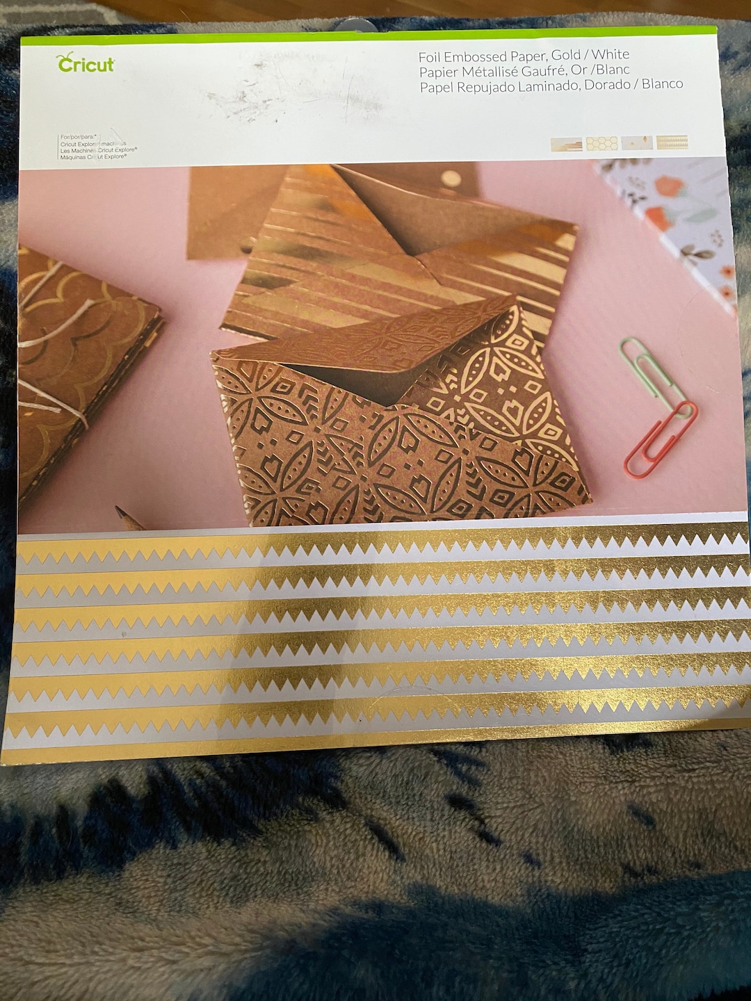 Foil Embossed Paper - Etsy