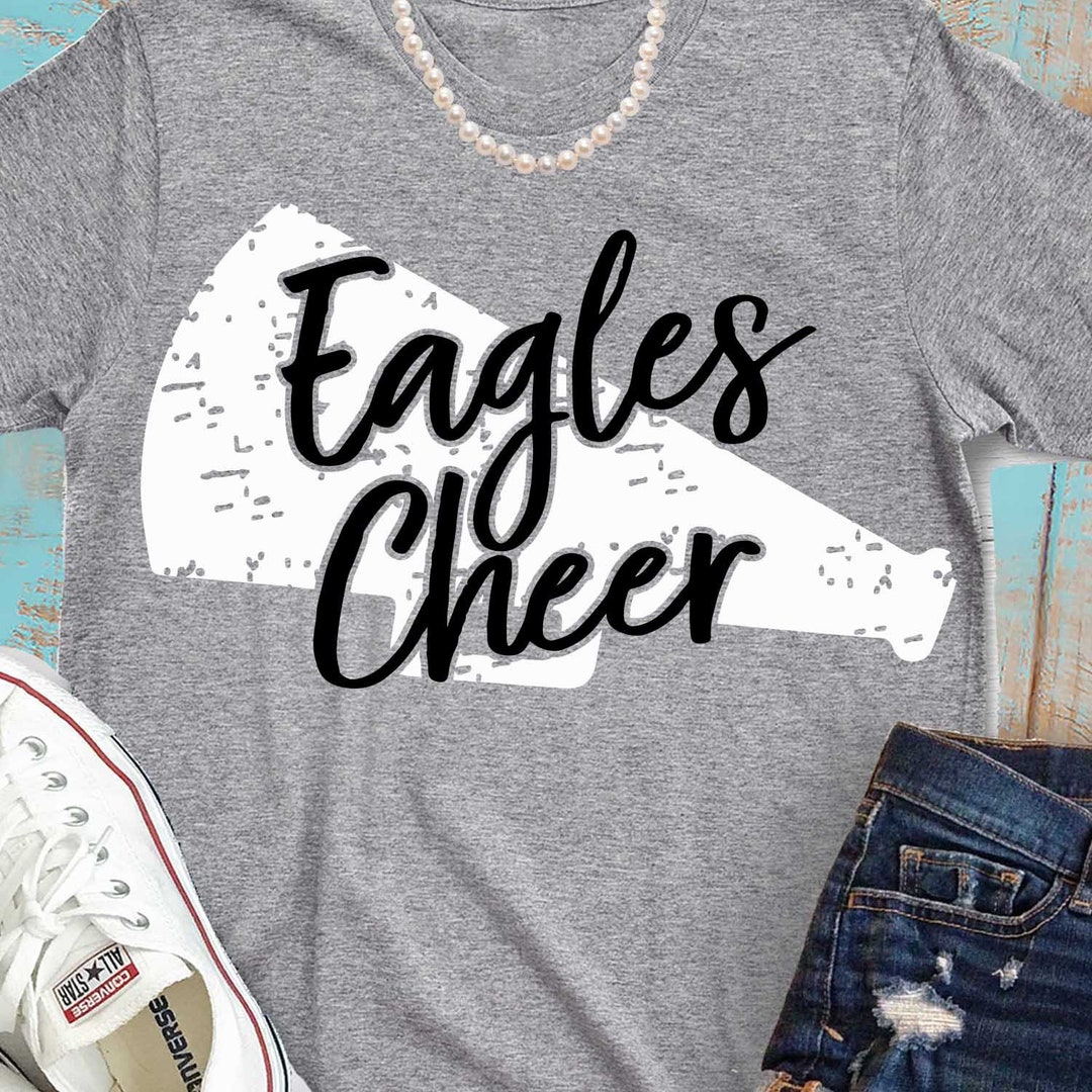 Eagles Svg Cheer Svg Eagles Cheer Svg Cheer Mom Shirt - Etsy