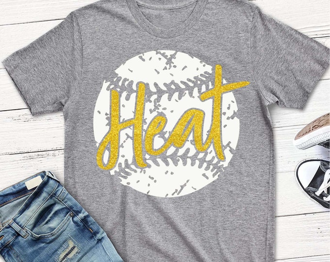 Heat Svg, Baseball Svg, Heat Baseball, Grunge Svg, Heat, Softball ...