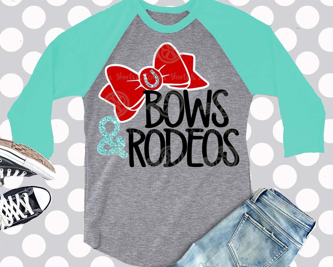 Rodeo Svg, Girls Rodeo Svg, Bow Svg, Bows and Rodeos Svg, Little Girl ...