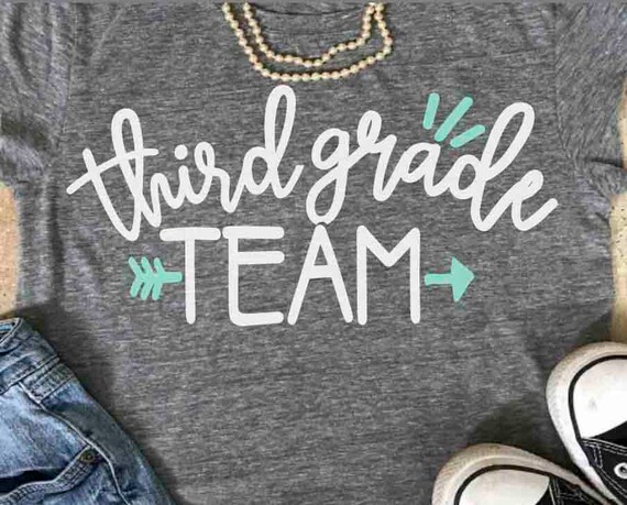 Third Grade Team Svg Teacher Team Svg 3rd Grade Sag 3rd - Etsy Canada